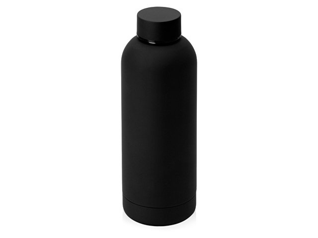 Vacuum thermo bottle with copper insulation "Cask", soft-touch, tube ...