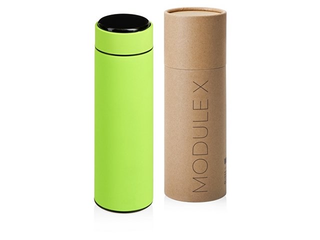 Vacuum thermos "Module X" with temperature indicator and copper ...